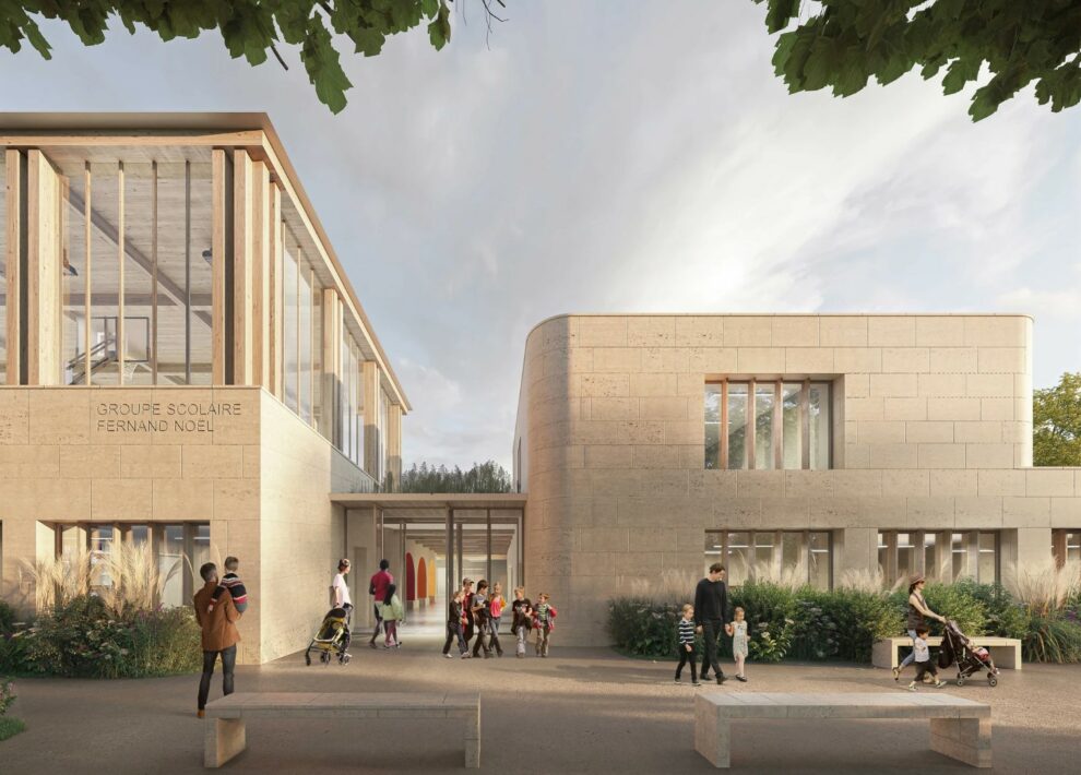Groupe scolaire à pédagogie innovante et halle sportive - Emenda